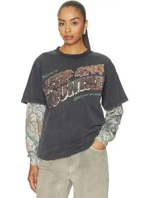 PHILCOS Jeep 4x4 Country Layered Tee - Multi