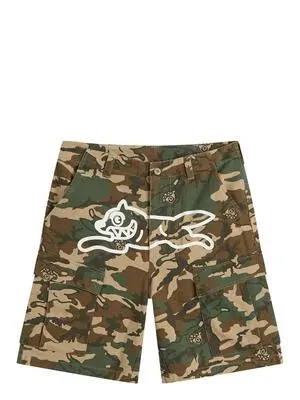 ICECREAM Running Dog Camouflage Cargo Shorts - Multi