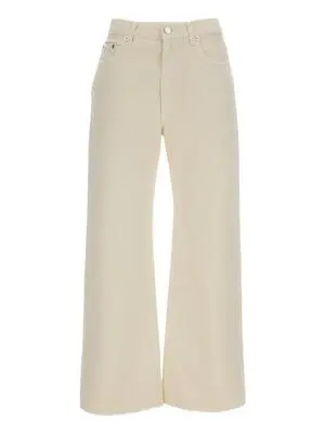 HAIKURE Winny Soft Trousers In Ecru