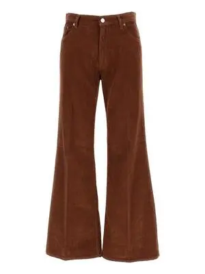 HAIKURE Clara Velvet Trousers - Marrone