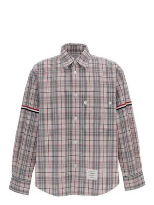 Thom Browne Camicia A Quadri Oversize - Multicolore