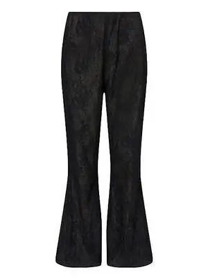 Dissh Anya Lace Woven Trousers - Black