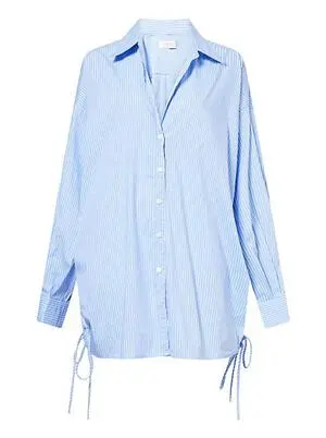 Dissh Mathilde Pinstripe Shirt - Blue