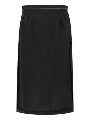 MAISON MARGIELA Anonymity Of The Lining Midi Skirt - Black