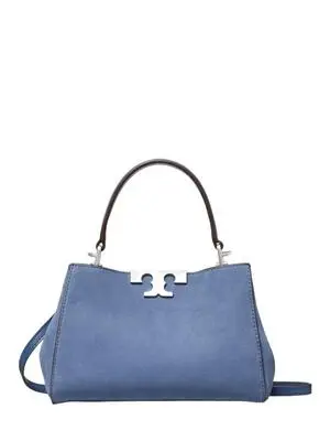 Tory Burch Eleanor Nubuck Mini Satchel - Blue