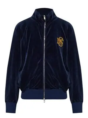 STELLA MCCARTNEY Stella McCartney Velvet Zip-Up Sweatshirt