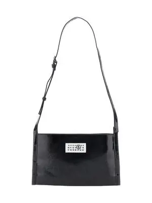 MAISON MARGIELA Logo Shoulder Bag - Black