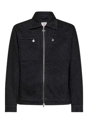 Casablanca Monogram Zip Jacket - Black