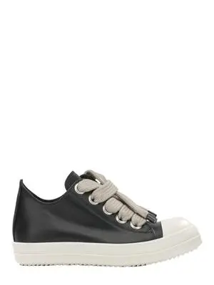 Rick Owens Low Top Lace-up Sneakers - Black
