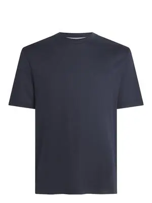 Canali Cotton T-shirt - Navy