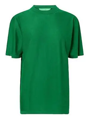 Bottega Veneta Relaxed-fit Round-neck Cashmere-knit T-shirt - Grass Green