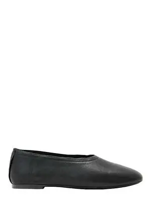 ALLSAINTS Hailee Leather Ballet Flats - Black