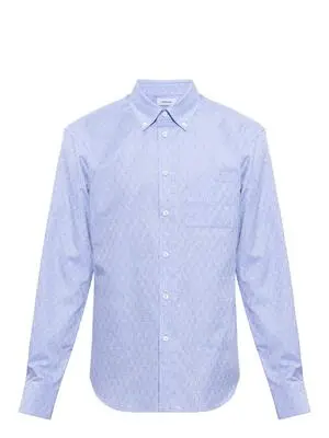 FERRAGAMO Shirt With Pocket - Blue