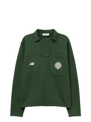 Stone Island X New Balance Long Sleeved Polo Shirt - Juniper