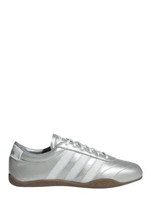 Adidas Adidas Grand Court Lo Sneakers With Metallic Finish And Three-Stripe Detail Silver