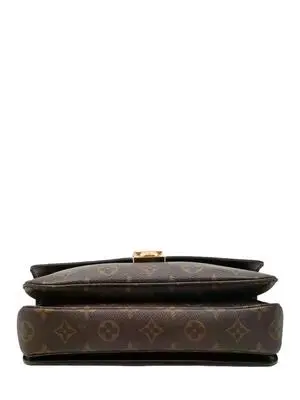 LOUIS VUITTON Monogram Pochette Metis Satchel - Brown