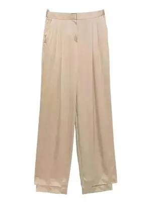 TOM FORD Pleated Wide-leg Trousers - Neutrals