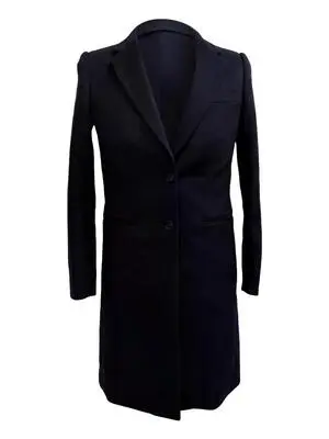 JOSEPH Tailored Single-breasted Coat With Notched Lapels - Blue