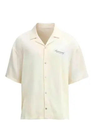 REPRESENT Owners Club Script Short-sleeve Shirt - Neutrals