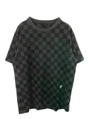 LOUIS VUITTON 2010s Damier Short-sleeve T-shirt - Grey