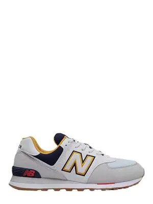 NEW BALANCE 574 Panelled Sneakers - Grey