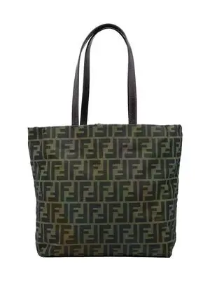 Fendi Zucca Canvas Tote Bag - Brown