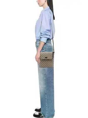 Gucci Gg Supreme Crossbody Bag - Neutrals