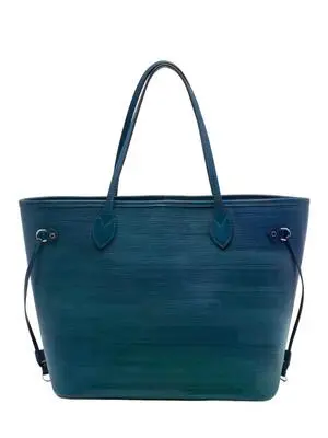 LOUIS VUITTON Epi Leather Neverfull Mm Tote Bag - Blue