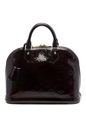 LOUIS VUITTON Monogram Vernis Alma Pm Handbag - Purple