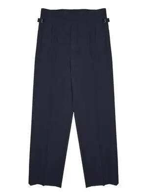 BE ABLE Wool Blend Tailored Trousers - Blue
