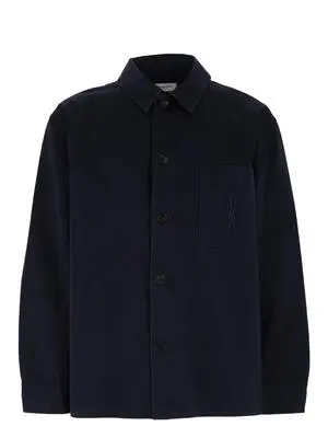 Saint Laurent Overshirt "cassandre - Blue