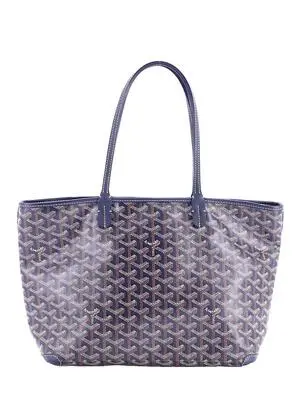 Goyard Mm Artois Tote Coated Canvas - Blue