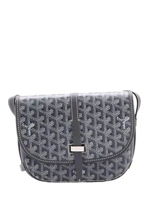 Goyard Pm Belvedere Ii Messenger Bag Coated Canvas - Gray