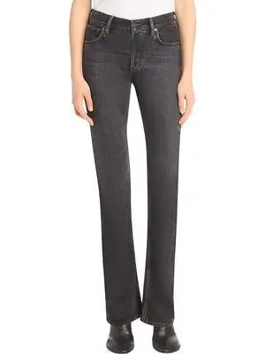 Acne Studios Mid Rise Straight Jeans - Black