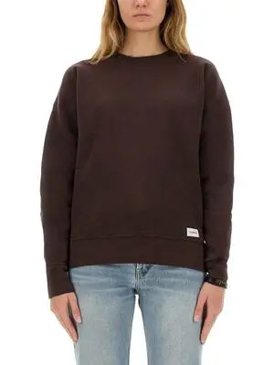 Saint Laurent Crewneck Sweatshirt - Brown