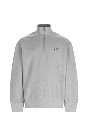 Maison Kitsuné Premium Cotton Sweatshirt - Grey