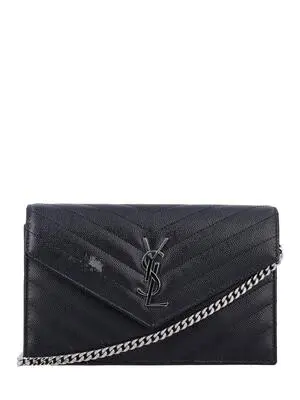 Saint Laurent Quilted Leather Mini Shoulder Bag - Nero