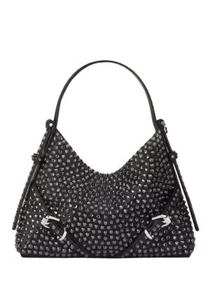 Givenchy Nano Voyou Bag In Leather With Strass - Black