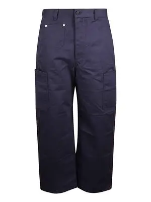 Givenchy Couture Denim Set With Button And Zip Fastening - Navy