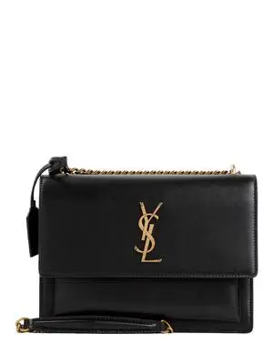 Saint Laurent Medium Sunset Bag - Black