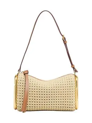 Marc Jacobs The Juliette Crochet Shoulder Bag - Beige