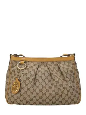 Gucci Gucci Original GG Sukey Messenger Bag Beige