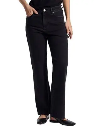 Ronen Chen Mid-rise Straight-leg Jeans - Black