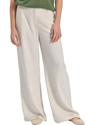 Ronen Chen Straight Wide-leg Pants - Stone