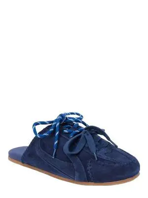 Matisse Devyl Lace-up Mule - Navy