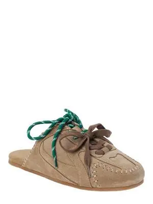 Matisse Devyl Lace-up Mule - Taupe