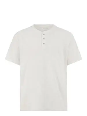 Lucky Brand Weekend Slub Cotton Henley - Bright White