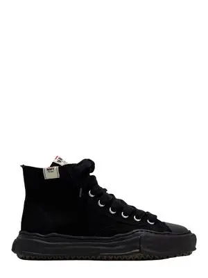 Mihara Yasuhiro Peterson Og Sole Canvas High Top Sneakers - Black