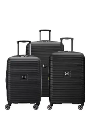 DELSEY PARIS Cruise 3.0 Hardside Expandable 3-piece Spinner Luggage Set - Black