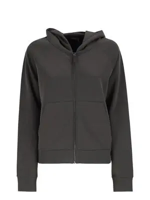 Max Mara Hooded Zip-up Jersey Sweatshirt - Multicolor
